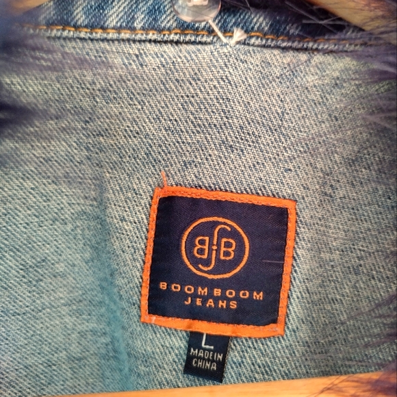 Boom Boom Jeans | Jackets & Coats | Boom Boom Faux Fur Denim Jacket ...